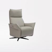 China Home Furniture Hotel Lobby Hall Leather Accent Chair Revolving Leisure Chair for sale