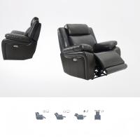 China Single Seater American Style Sofas Reclinable Reclyner Electric Massage Leather Sofa for sale