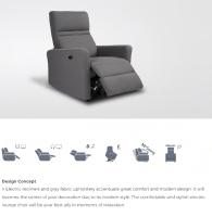 China Technology Cloth Country Theatre Chair Electric Lazy Boy Relax Body Recliner for sale