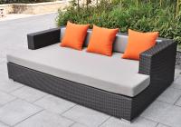China Pe Rattan Sectional Sofa Indoor Furniture Sofa Wrought Iron Sofa Lunge Sunbed Bed Set for sale