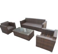 China 4 Pcs Rattan Sectional Sofa Furniture Outdoor Comfortable Casual Sectional for sale