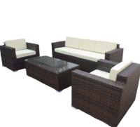 China 4 Pcs Rattan Sectional Sofa Furniture Outdoor Comfortable Casual Sectional for sale