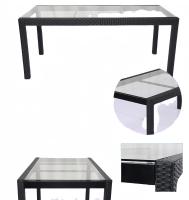 China 7 PCS Woven Dining Table Chairs Patio Conversation Leisure Rattan Sofa Set for sale