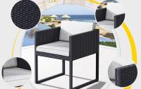 China 4 Seater Outdoor Dining Set Rattan Furniture Patio Rattan Dining Table Chair Set Wicker for sale