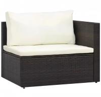 China 3PCS 2 Seater Rattan Garden Sofa Set Outdoor Cane Wicker Outdoor Rattan Patio Backyard for sale