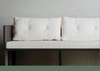 China 3 Seater Rattan Garden Sofa Set Luxury Balcony Leisure Lounge Wicker Patio Fabric for sale