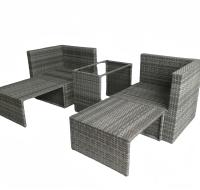 China 3 2 Seater Rattan Conservatory Sofa Set Comfortable Cushions Outdoor Garden for sale