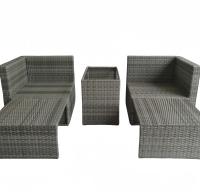 China 3 2 Seater Rattan Conservatory Sofa Set Comfortable Cushions Outdoor Garden for sale