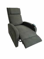 China Adjustable Home Theater Single Fabric Recliner Sofa Furniture with Thick Seat Cushion and Backrest for sale
