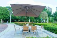 China Sun Poolside Daybed Outdoor Furniture Garden Sofas Sets Patio Teak Wooden High End Modern Sofa Set Heavy Duty 5 Pieces for sale