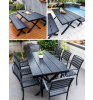 China Modern Cafe Shop Garden Waterproof Sillas De Comedor Metal Armrest Cast Aluminium Chairs Indoor Outdoor Patio Furniture for sale
