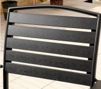 China WPC Furniture Set Anti-Corrosion Patio Outdoor Outdoor Leisure Balcony Garden Cafe Outdoor Table And Chairs Set for sale