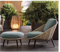 China Modern Leisure Rattan back All Weather Outdoor Sofa Chair Patio Garden Furniture Handmade Wicker Sofa for sale