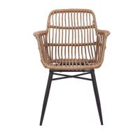 China American style Courtyard Stacking Hotel Aluminum Frames Rattan Wicker Restaurant Balcony Dining Garden Outdoor Chairs for sale