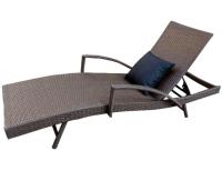 China PE Poly Rattan Garden Outdoor Indoor Rattan Lounge Chair Beach Sun Holiday Patio Outdoor Furniture Sets for sale