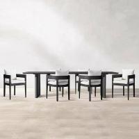 China Customized outdoor tables and chairs, villas, courtyards, outdoor waterproofing, sun protection, all aluminum alloy tables and chairs, hotels, homestays, outdoor furniture for sale