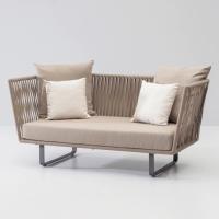 China Outdoor sofa courtyard combination villa balcony garden terrace rattan chair outdoor model room sunroom rattan furniture for sale