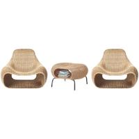 China Outdoor coffee shop, milk tea shop, creative rattan sofa combination, outdoor garden, balcony, terrace, leisure rattan chair furniture for sale