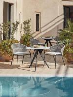 China Nordic outdoor balcony table and chair three piece set, courtyard rattan chair, tea table combination, simple leisure outdoor furniture rattan chair for sale