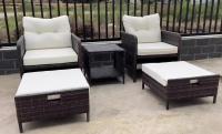 China Garden Rattan Outdoor L Shaped Sofa Customized Sizes Patio Furniture Sets Garden Rattan Outdoor L Sofa for sale