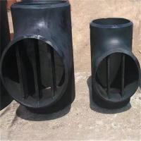 China Ansi A860 Wphy Reducing Barred Tee Black Painting Butt Weld for sale