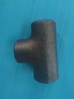 China Ss304 Ss321 Ss316l Carbon Steel Reducing Tee Black Painting 4 Inch for sale
