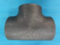 China Ss304 Ss321 Ss316l Carbon Steel Reducing Tee Black Painting 4 Inch for sale
