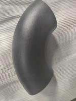 China Jis Standard Mild Steel Elbow Butt Welded Pipe Fittings Black Painting Q235 for sale