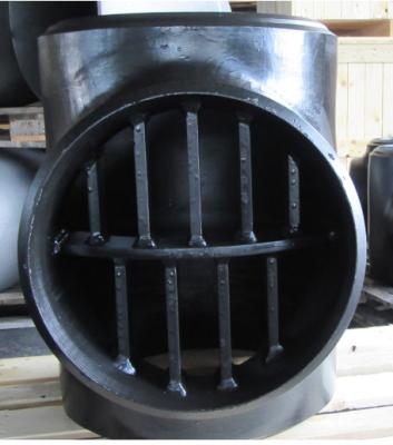 China A234 Wpb Carbon Steel Seamless Pipe Fittings 150mm  Reducing  Barred Tee for sale