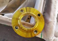 China Yellow Ansi B16.5 Flange A105 150LBS 300LBS 600LBS 900LBS 1500LBS for sale