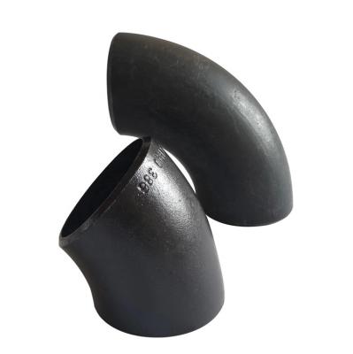 China SCH10 SCH20  Carbon Steel 45 Degree Steel Pipe Elbow Handrail Equal Male Pipe Elbow for sale