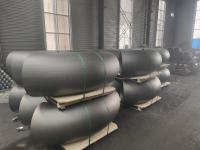 China 426mm Butt Weld Elbow Gost En10253-2 Astm Standard Sandblast Black Painting for sale
