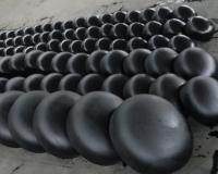 China varnish painted Seamless Hdg Carbon Steel Pipe Cap Black 1/2