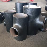China DIN2615 Carbon Steel Tee Sch20 Sch10 Dn15-Dn1200 STD Black Painting for sale
