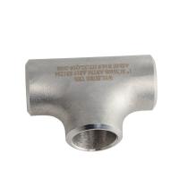 China ISO9001 ASME 316 Stainless Steel Pipe Fittings Equal Tee DN65 for sale