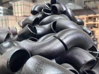 China DN10~DN1200 1.5D Welded Pipe Fittings MS Long Radius Elbow STD 90 Degree for sale
