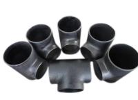 China 2mm- 60mm Butt Welded Pipe Fittings Tee Seamless Black Rust Proof Oil 14'' 16'' 18'' for sale