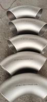 China Polished / Sand Blasted 2 Stainless Steel Elbow Bend Fitting for sale