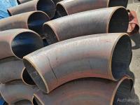 China Bs Standard Steel Pipe Bend Customized Degree Galvanized / Oiled Surface Treatment for sale