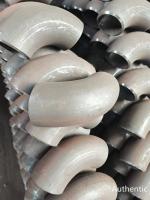China 219mm Carbon Steel Pipe Elbow GOST JIS ASTM Standard Sandblast Black Painting for sale