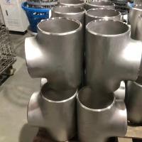 China Seamless Pipe Fittings Carbon Steel ansi b16.9 sch40 Reducing TEE A234 WPB 4