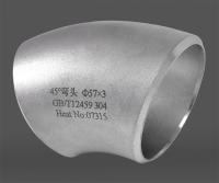 China SS201 Stainless Steel Elbow GOST 3 Inch Stainless Steel 45 Degree Elbow for sale