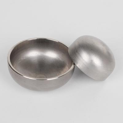 China Seamless DIN JIS Stainless Steel Pipe Cap SCH10 SCH40 SCH60 for sale