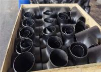 China AUTHENTIC A420 WPL6 Carbon Steel Tee Forged Butt Welded Reducing Tee 50mm 100mm for sale