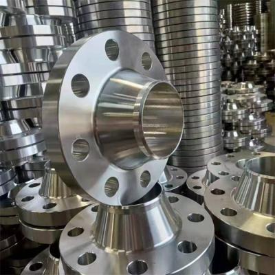 China EN1092-1 Forged Steel Flange PN16 TYPE11 Weld Neck Raised Face for sale