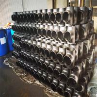 China ASME ANSI Stainless Steel Tee Bevel End Stainless Reducing Tee for sale