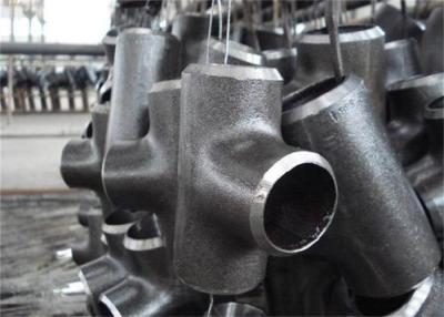 China Straight Reducing ASME B16.9 Tee Hot Galvanized A234 WPC 2 Inch for sale