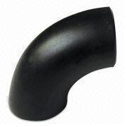 China Casting 24 Inch Schedule 40 Pipe Bends 90 Degree Black Painting for sale