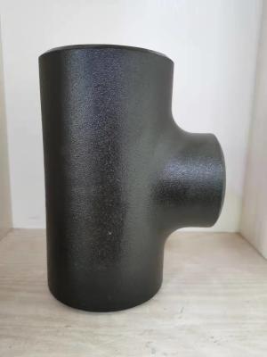 China 26'' To 110'' ANSI B16.9 B16.25 Carbon Steel Tee A234 WPB Seamless Pipe Tee for sale