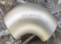China 8 Inch DIN Long Radius Stainless Steel Elbow Sch20 Sch40 Sch80 Ss321 for sale